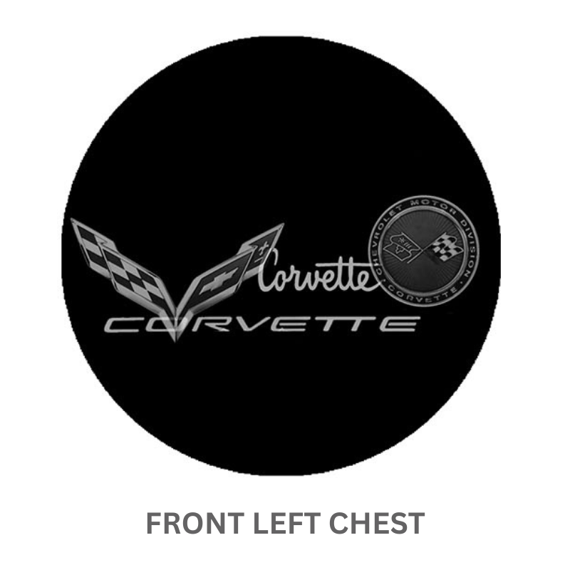 Corvette All Over Logo (C1-C8) T-shirt – Fast Lane Classic Cars