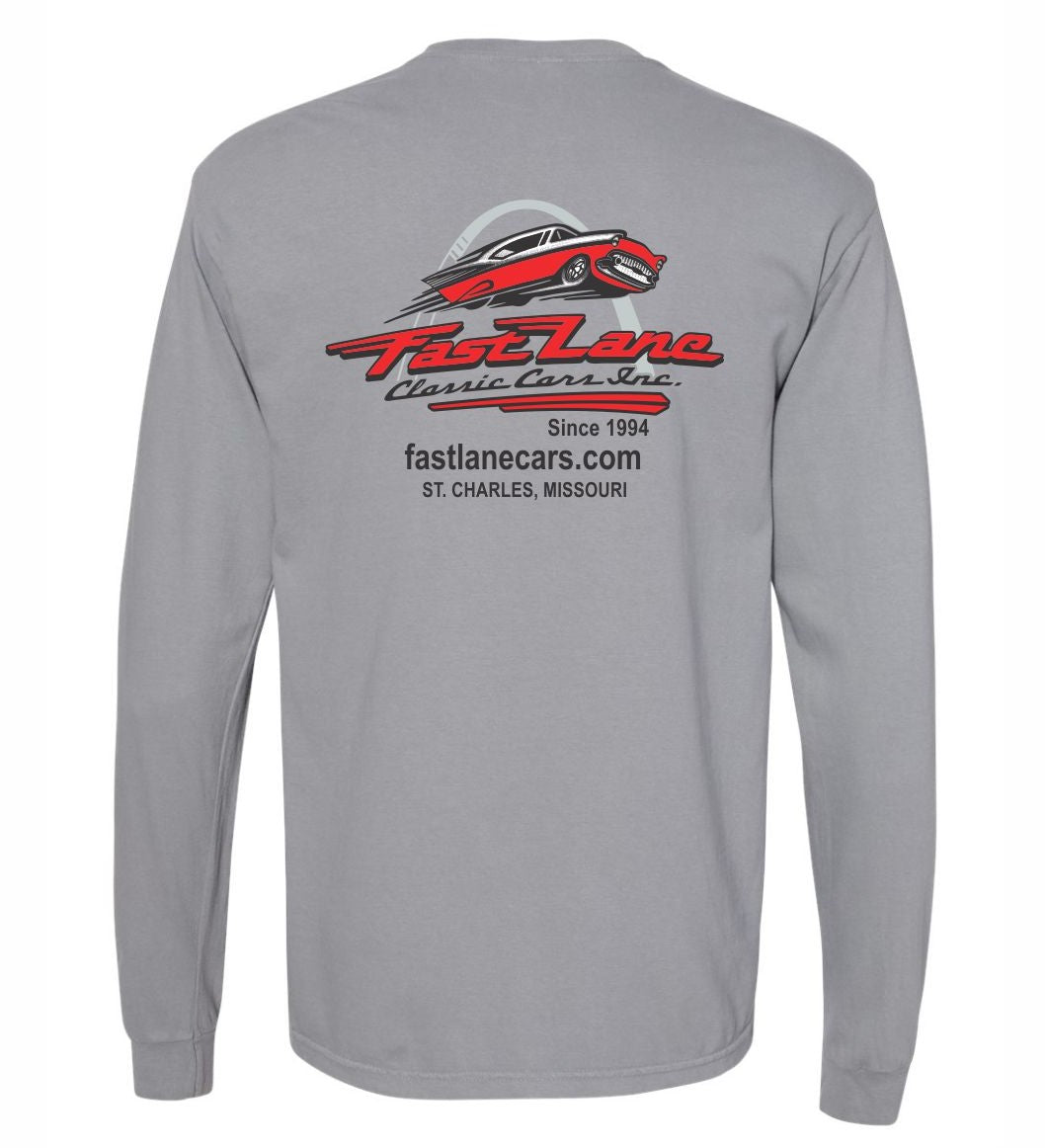 Fast Lane Arch Logo Long Sleeve T-shirt – Fast Lane Classic Cars