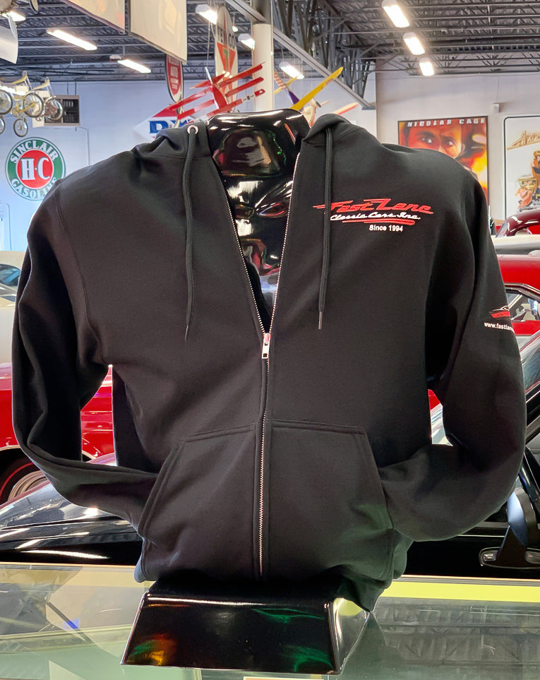 Fast Lane Fleece Hoodie Full-Zip Jacket (with Logo on Sleeve) – Fast ...