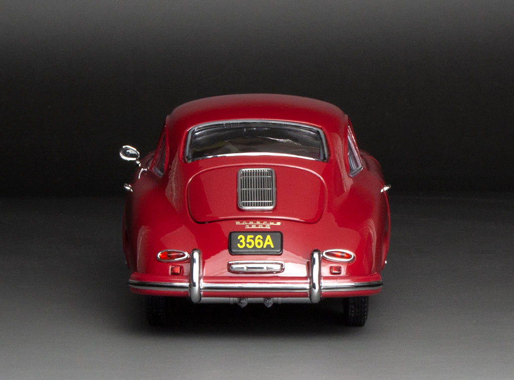 1957 Porsche 356A 1500 GS Carrera GT (Polyantha Red) 1:18 Diecast – Fast Lane Classic Cars