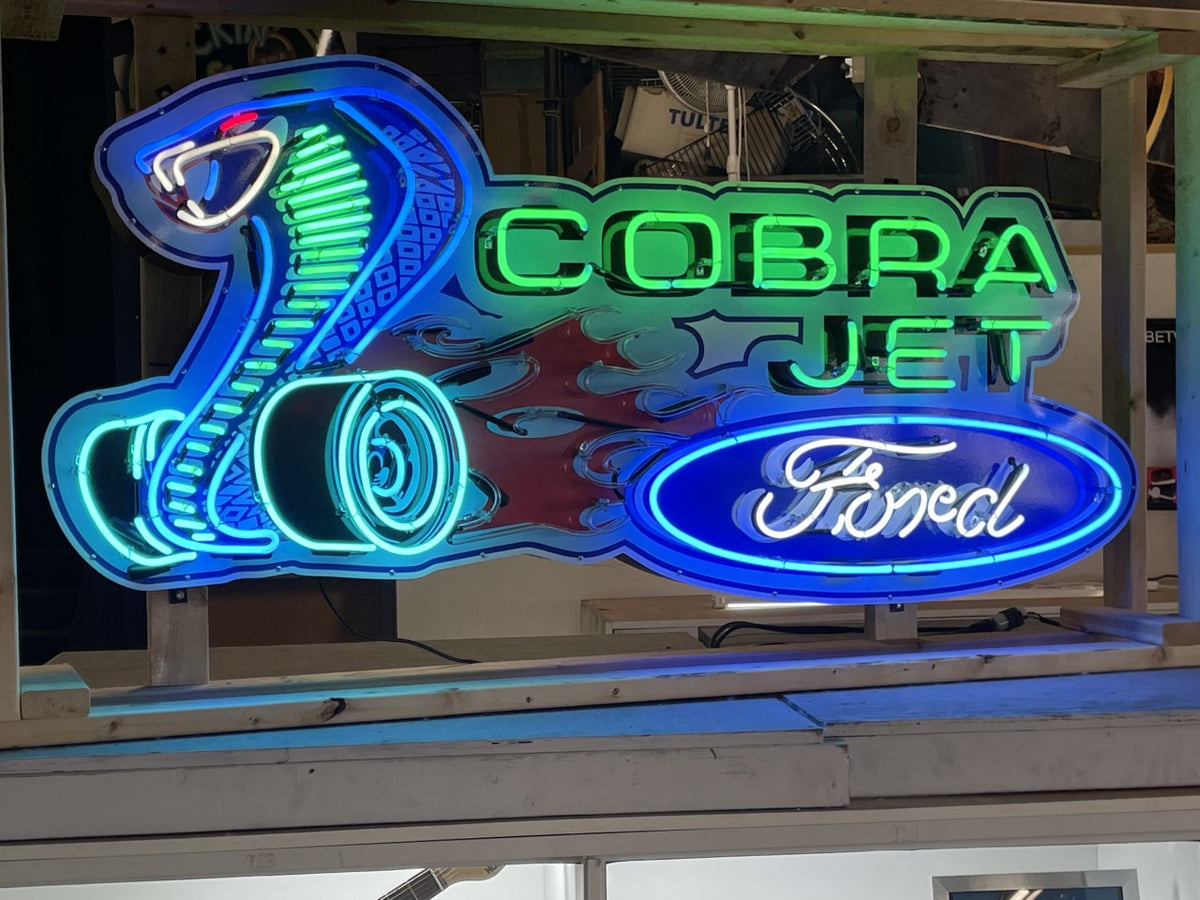 Ford Cobra Jet Neon Sign – Fast Lane Classic Cars