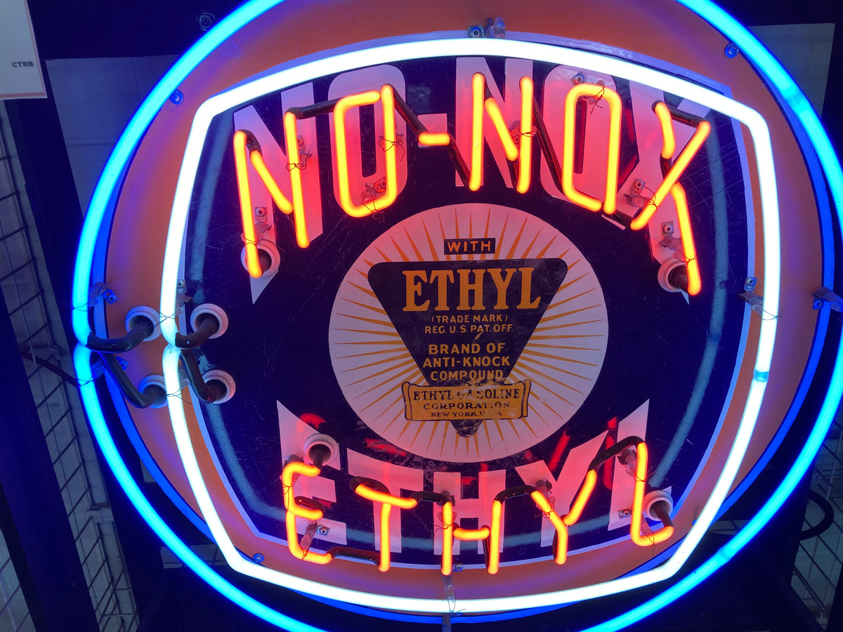 "No Nox Ethyl" Neon Sign – Fast Lane Classic Cars