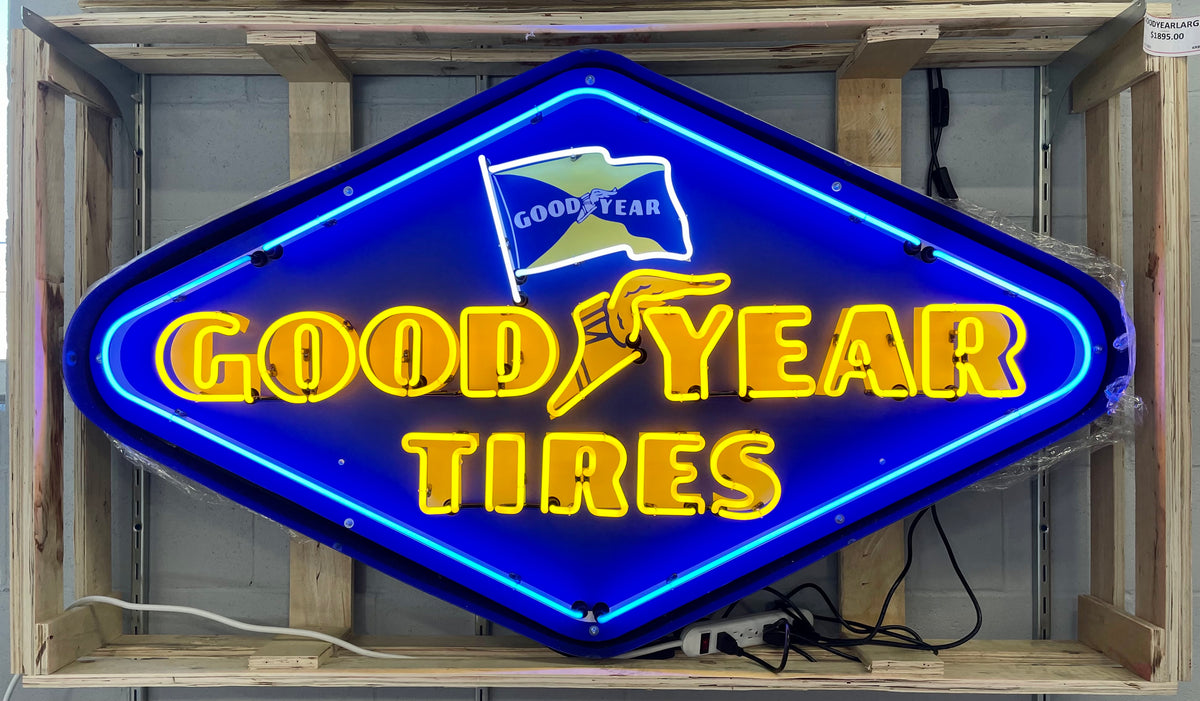 Goodyear Neon Sign – Fast Lane Classic Cars